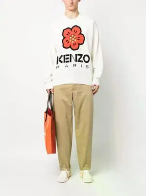 Kenzo Boke Flower Intarsia-knit Wool Jumper