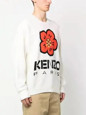 Kenzo Boke Flower Intarsia-knit Wool Jumper