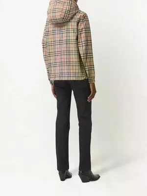 Burberry Vintage Check Hooded Jacket - Neutrals