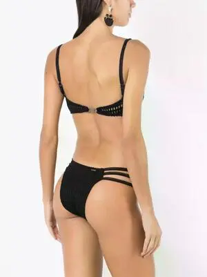 AMIR SLAMA Open-knit Bikini Set