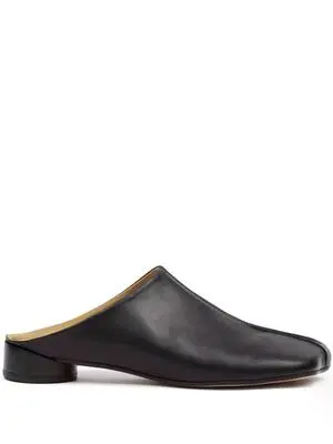 MAISON MARGIELA Asymmetric-toe Leather Slippers