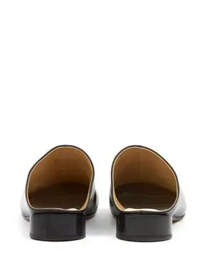 MAISON MARGIELA Asymmetric-toe Leather Slippers