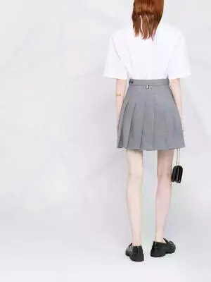 Thom Browne Rwb Pleated Mini Skirt