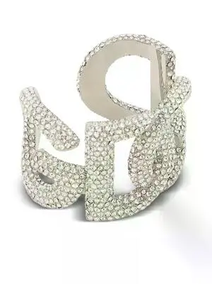 Dolce & Gabbana Dg Crystal-embellished Cuff Bracelet