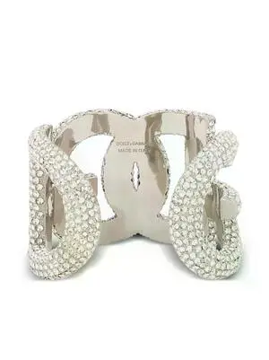 Dolce & Gabbana Dg Crystal-embellished Cuff Bracelet