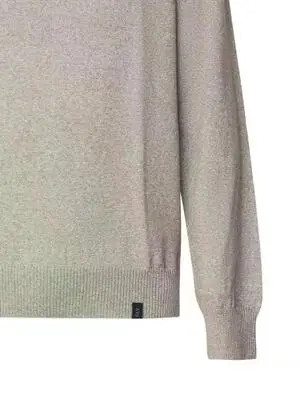 FAY Turtleneck Wool Jumper - Grey