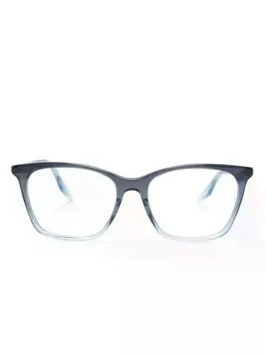 Ray-ban Polished-effect Square-frame Glasses - Blue