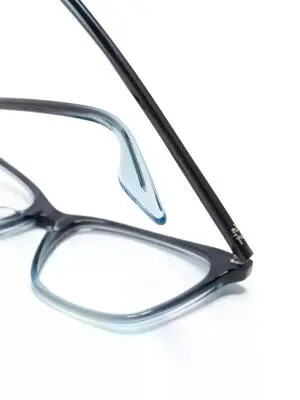 Ray-ban Polished-effect Square-frame Glasses