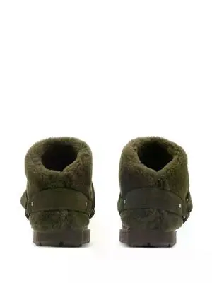 Burberry Shearling Buckle Boots