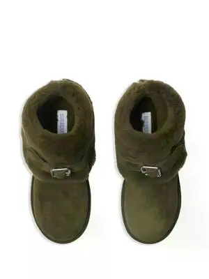 Burberry Shearling Buckle Boots