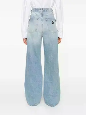 Philipp Plein Ripped Denim Trousers