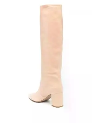 Paris Texas Anja 70mm Leather Boots - Neutrals