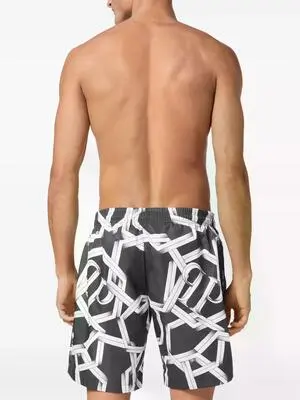Philipp Plein Printed Swim Shorts