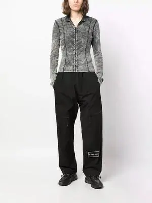 44 LABEL GROUP Logo Patch Straight-leg Trousers
