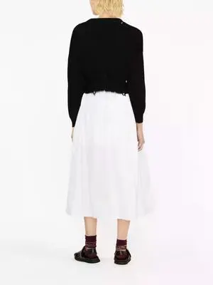 Marni Distressed Cropped Cardigan