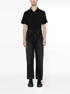 Rag & Bone Classic Flame Cotton Polo Shirt