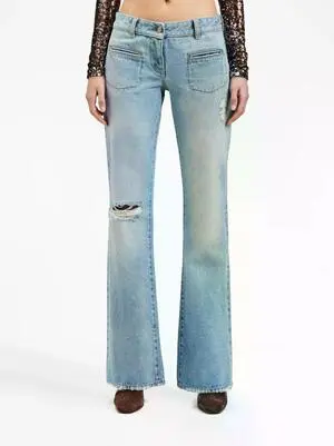 Palm Angels Low-rise Bootcut Jeans