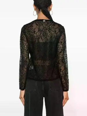 TWINSET Lace-effect Jacquard Top