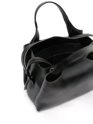 TOD'S Leather Boston Tote Bag