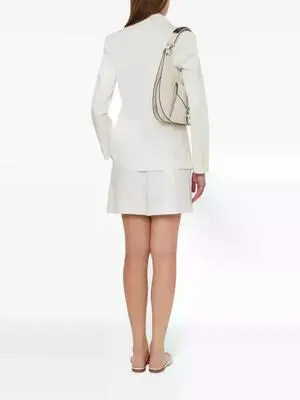 Alberta Ferretti Single-breasted Blazer - White