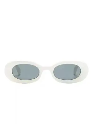 Off-White Amalfi Oval-frame Sunglasses - White