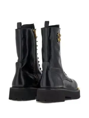 Roberto Cavalli Lace-up Combat Boots