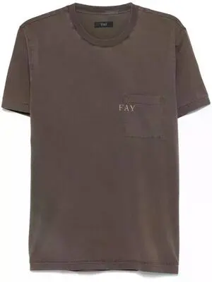 FAY Logo-print T-shirt
