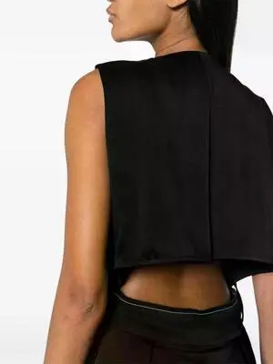 Victoria Beckham Belted Sleeveless Midi Dress
