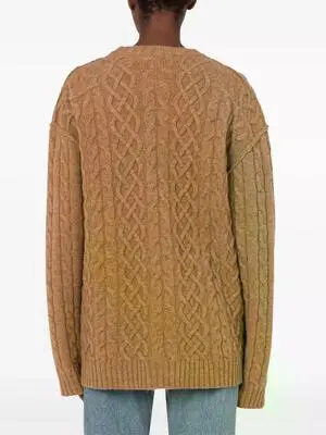 Moschino Cable-knit Virgin Wool Jumper