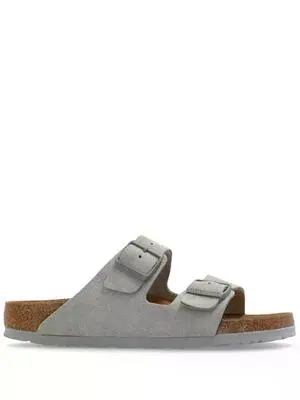 BIRKENSTOCK Arizona Suede Sandals - Grey