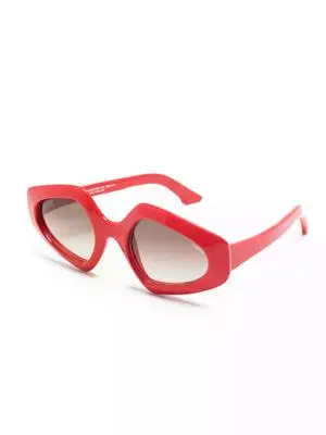 LAPIMA Antonia Oversized Sunglasses - Red
