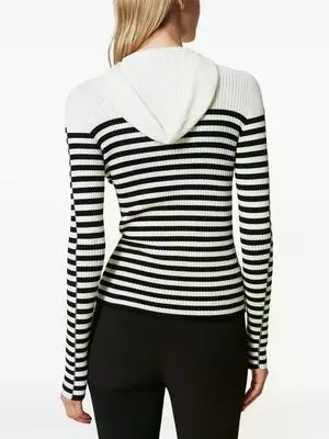 TWINSET Striped Ribbed Knit Jumper