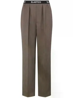 Moschino Virgin Wool Twill Trousers