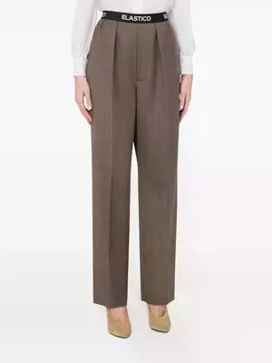 Moschino Virgin Wool Twill Trousers