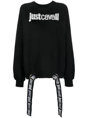 Just Cavalli Logo Sweatshirts Hoodies For Women