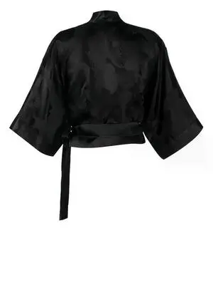 Carine Gilson Silk Jacquard-pattern Blouse