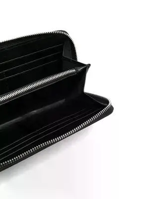 Philipp Plein Crocodile-embossed Leather Purse - Black