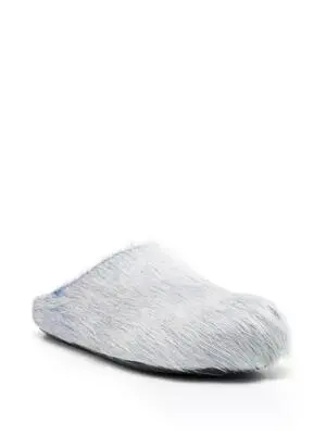 Marni Fussbett Sabot Mules - Blue