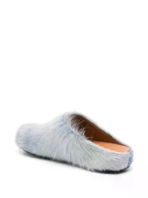 Marni Fussbett Sabot Mules - Blue