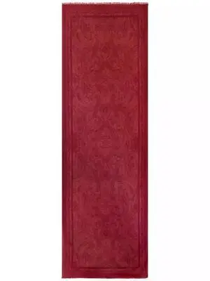 Etro Frayed Paisley-print Scarf - Red