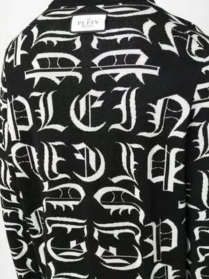 Philipp Plein Logo-embroidered Crew Neck Sweater