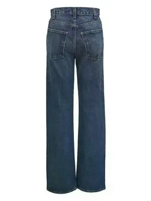 NILI LOTAN Mid-rise Straight-leg Jeans With Whiskering