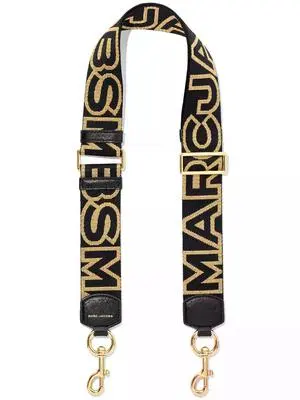 Marc Jacobs The Strap Logo-motif Strap - Black