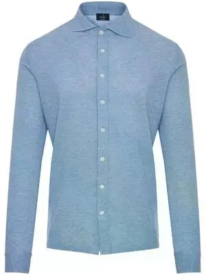 BARBA NAPOLI Button-up Shirt - Blue