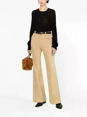 Etro Logo-embroidered Cable-knit Jumper