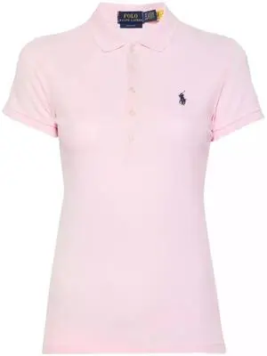 Polo Ralph Lauren Slim Fit Cotton Polo Shirt - Pink