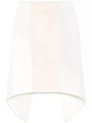 JW Anderson Layered Midi Skirt - White