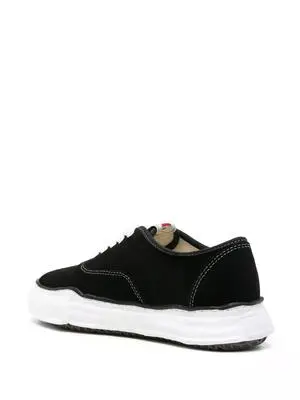 Mihara Yasuhiro Logo-patch Low-top Sneakers - Black