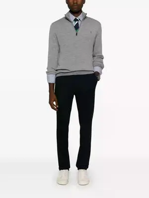 Polo Ralph Lauren Waffle-knit Half-zip Sweater