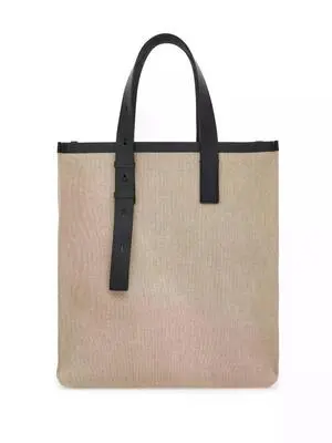 FERRAGAMO Embossed-logo Leather Tote Bag